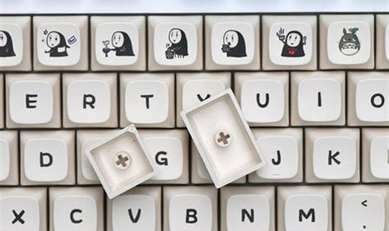 Enchanting Ghibli Keycaps: Anime Keyboard Art