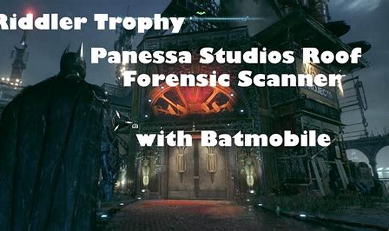 Finding Riddler Trophies in Panessa Studios: A Collector's Guide