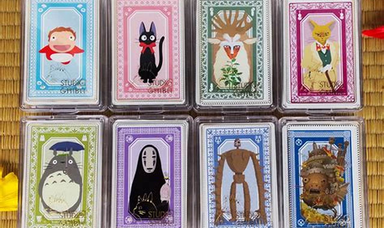 Ghibli Magic: Collectible Studio Ghibli Playing Cards!