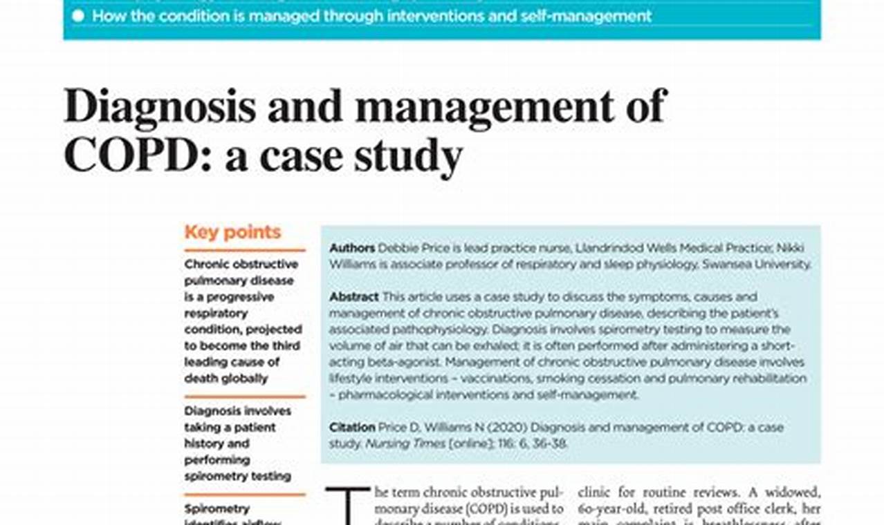 Real COPD Case Study: Insights & Management Guide